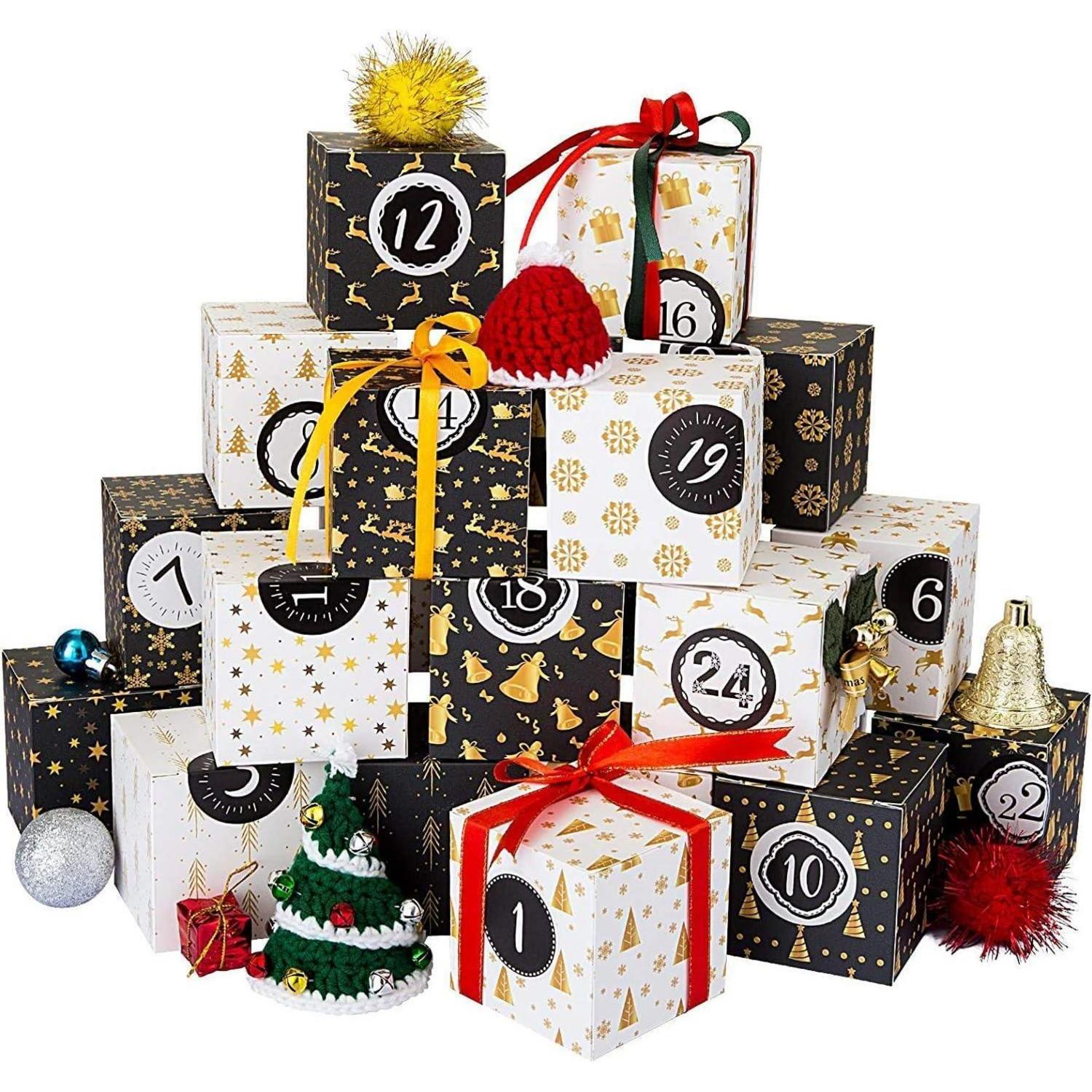 Elegantes Adventskalender Boxen Zum Befullen Bild