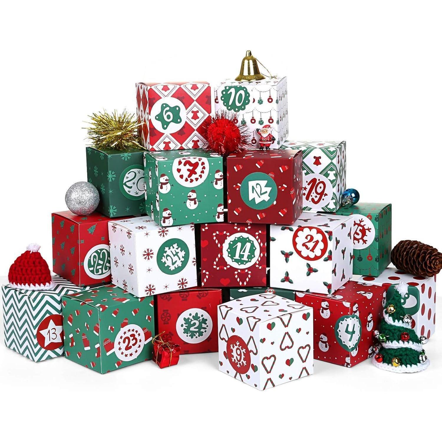 Elegantes Adventskalender Boxen Zum Befullen Bild