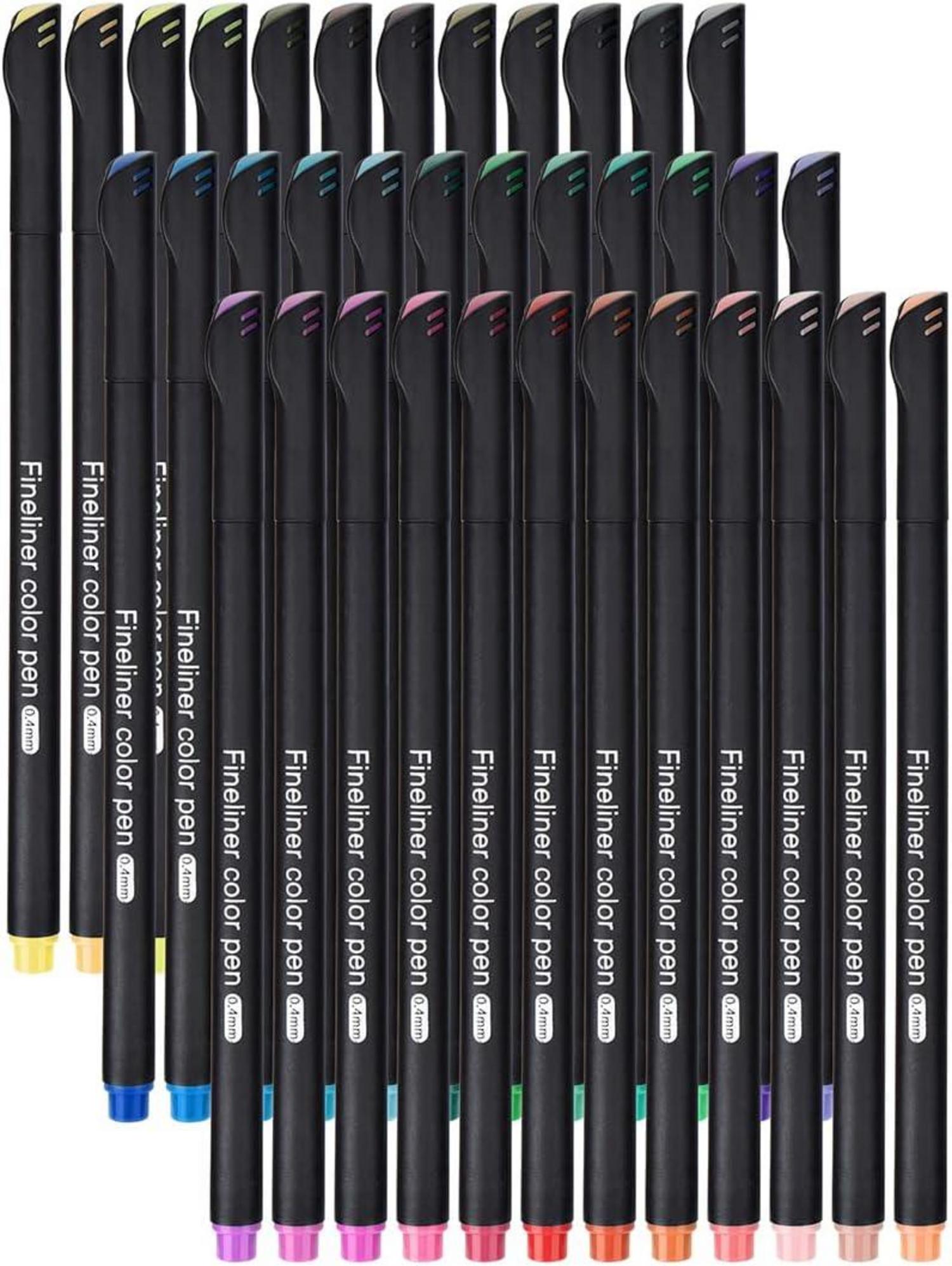 Fineliner Stifte Set 36 Farben Bullet Journal Feine – LuxusKollektion