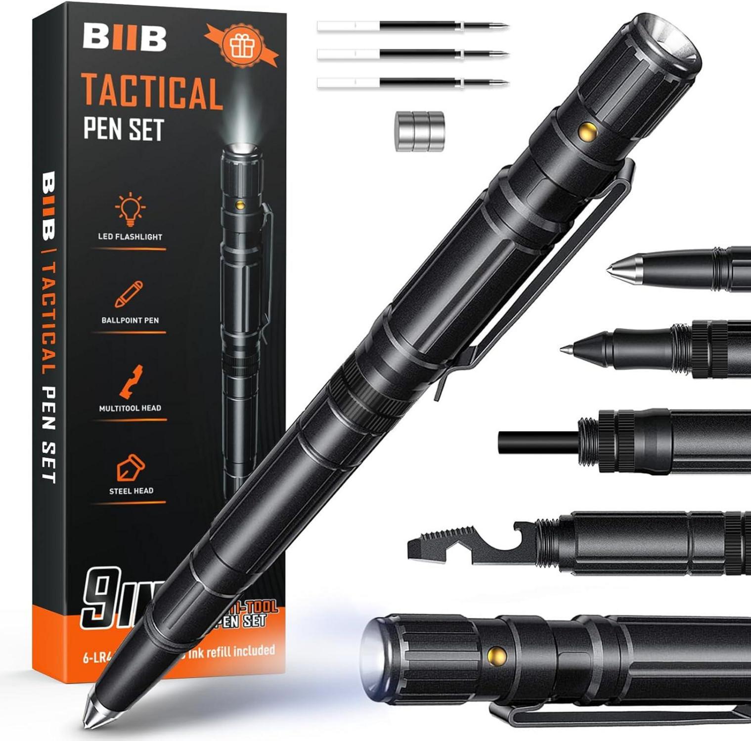 BIIB Multitool Pen LED-Licht Männer Geschenke Weihnachten – LuxusKollektion