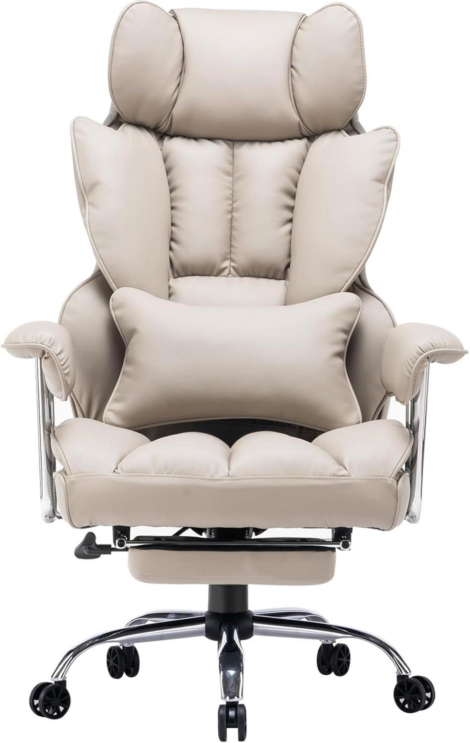 Efomao bürostuhl ergonomisch PU Leder Chefsessel 200 kg – LuxusKollektion