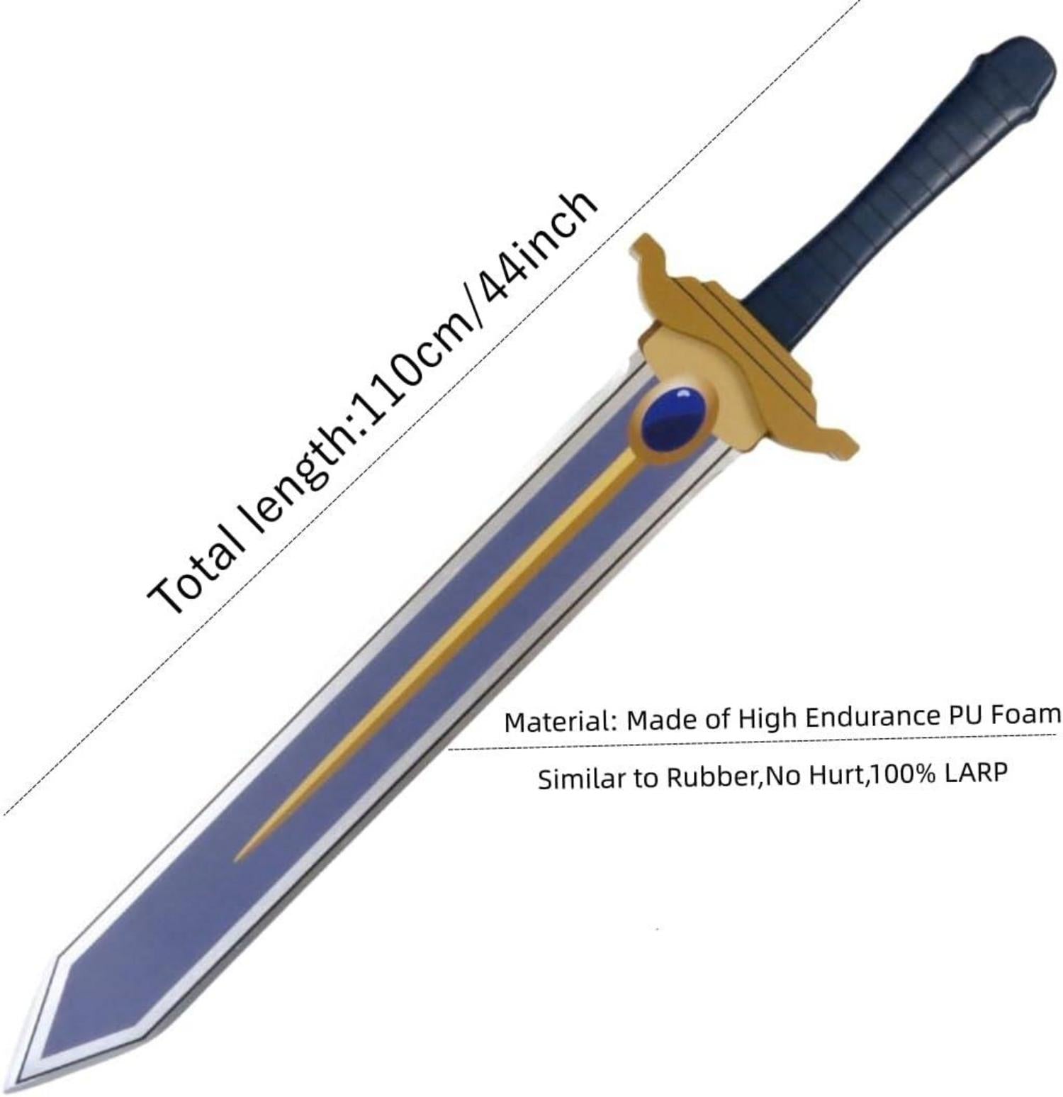 Halloween Sword Frieren Cosplay Weapon 44 Inch - LARP Costume Prop Gif ...