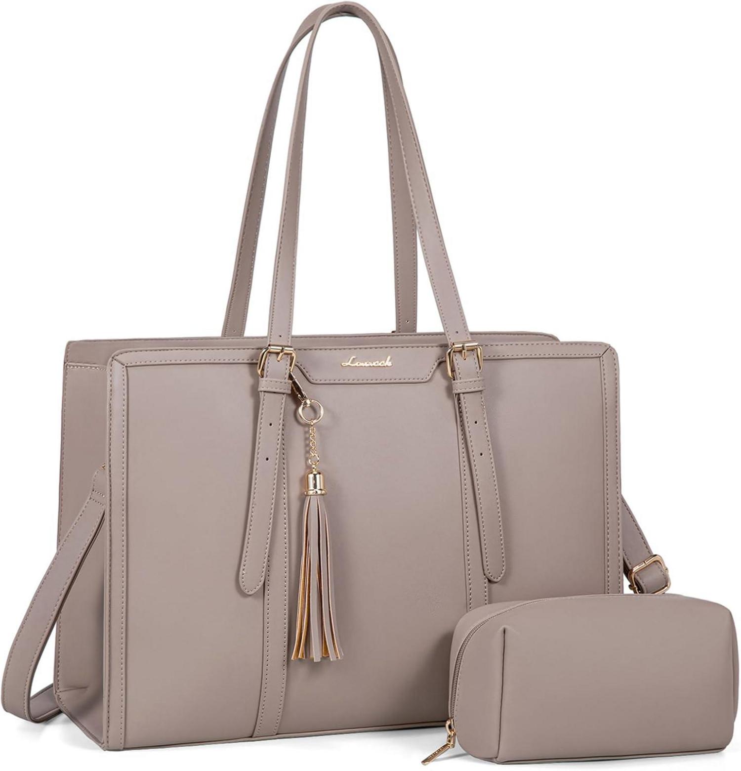 Damen Arbeitstasche 15,6 Zoll Laptop Handtasche Leder – LuxusKollektion